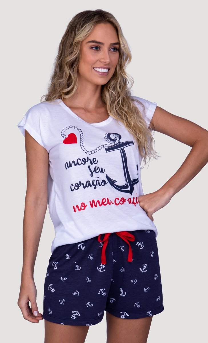 Pijama Feminino Lua chic Ancora