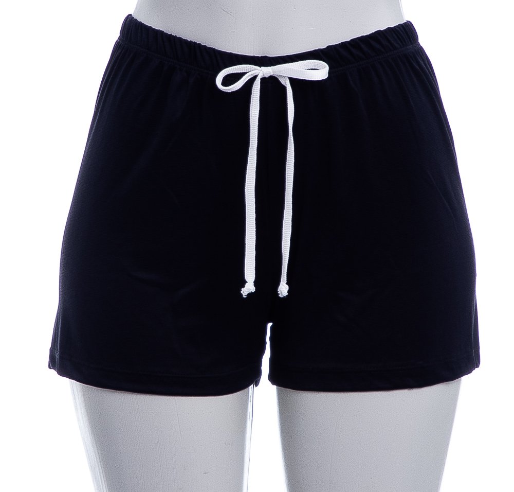 Short De Pijama Lua Chic Feminino Preto